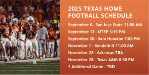 Welcome to 2025 UT Longhorn Football Tailgating | TFC-CCP